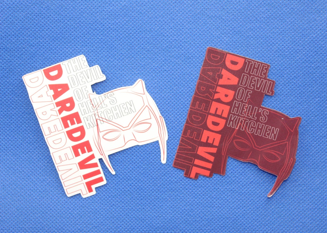Daredevil Sticker - Matt Murdock Sticker - Matte Vinyl Sticker - Etsy