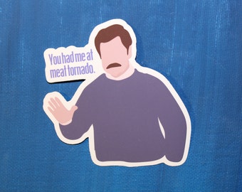 Ron Swanson Sticker | Etsy