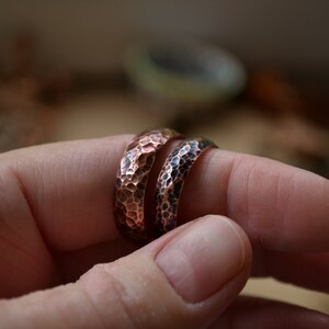 Rustic Engagement Ring for Him Boho Style Promise Copper Men - Etsy