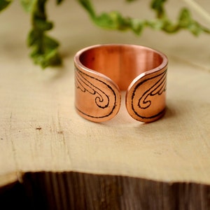 Copper Ring Men Flying Bird Ring Fenix Guardian Band - Etsy
