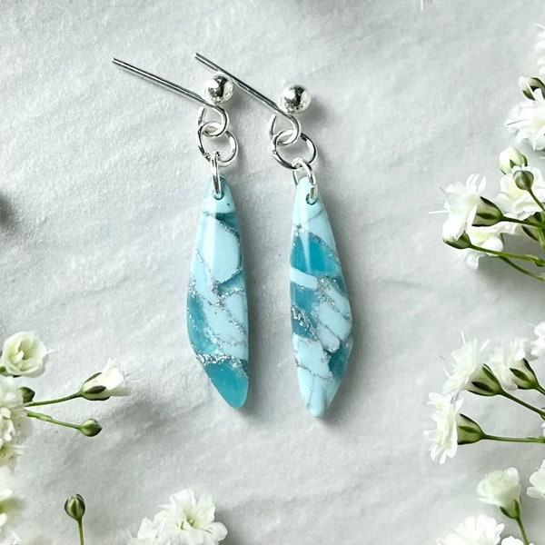 Marble Earrings - Etsy