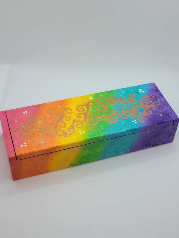 Rainbow Trinket Box Travel Altar Small - Etsy