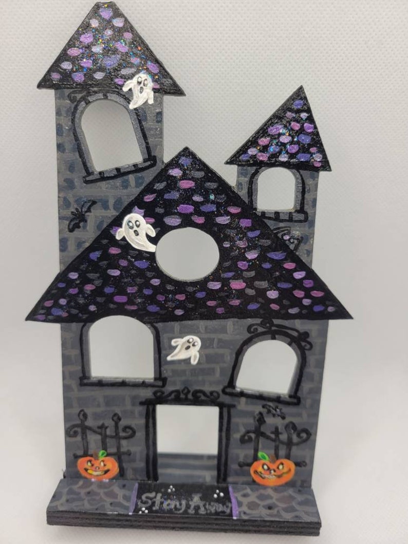 Haunted House Panel Stand Up - Etsy