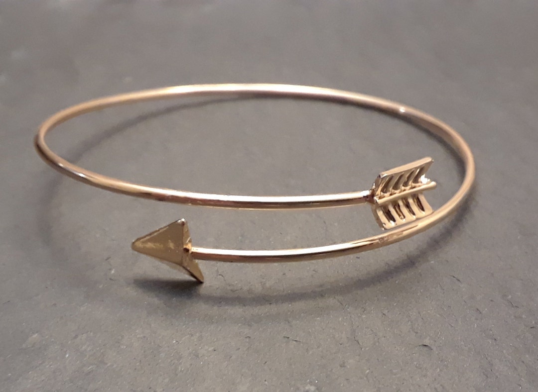 Arrow Bangle , Adjustable Arrow Bangles - Etsy