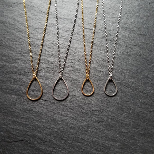 Raindrop Necklace - Etsy