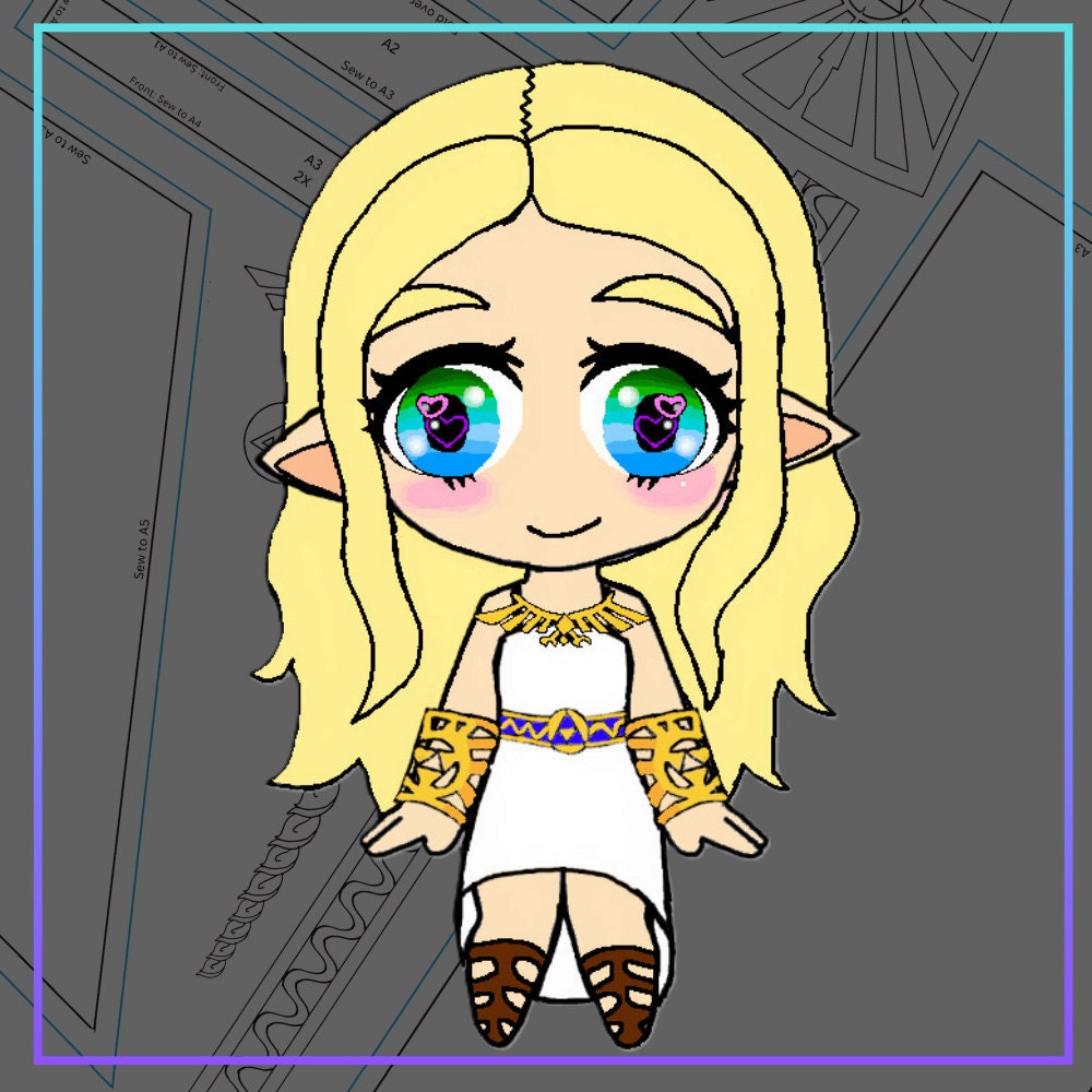 Zelda BOTW Patterns, White Dress, Cosplay, Costume PDF File Download - Etsy