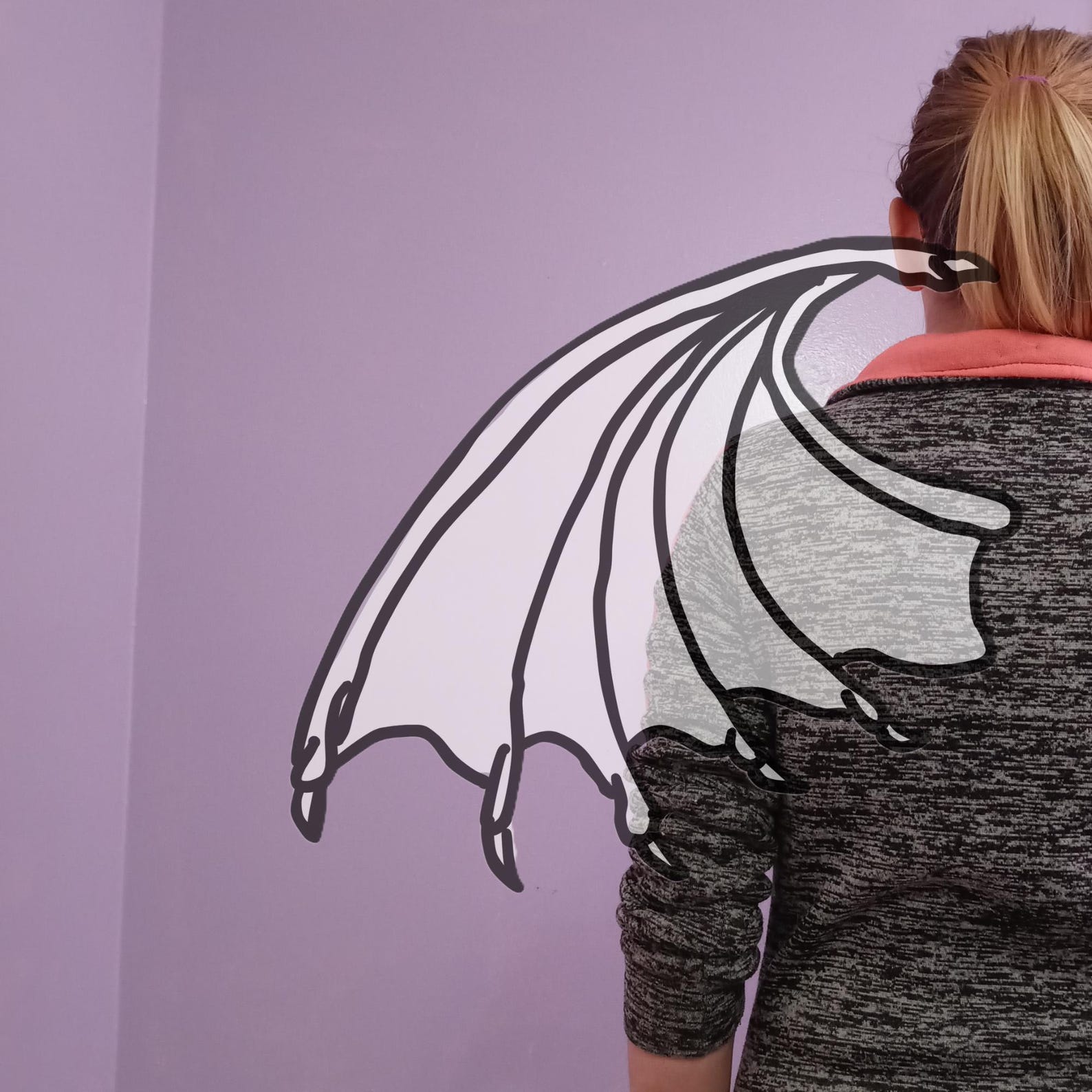 Demon / Dragon Wings Blueprint 2D Collection - Included 5 Designs ...