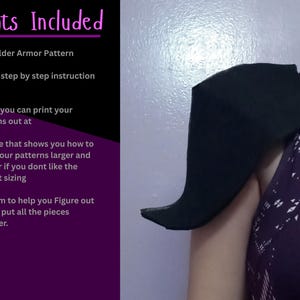 Shoulder Armor Pattern - 1 Design Included - Pauldron Template You Can ...