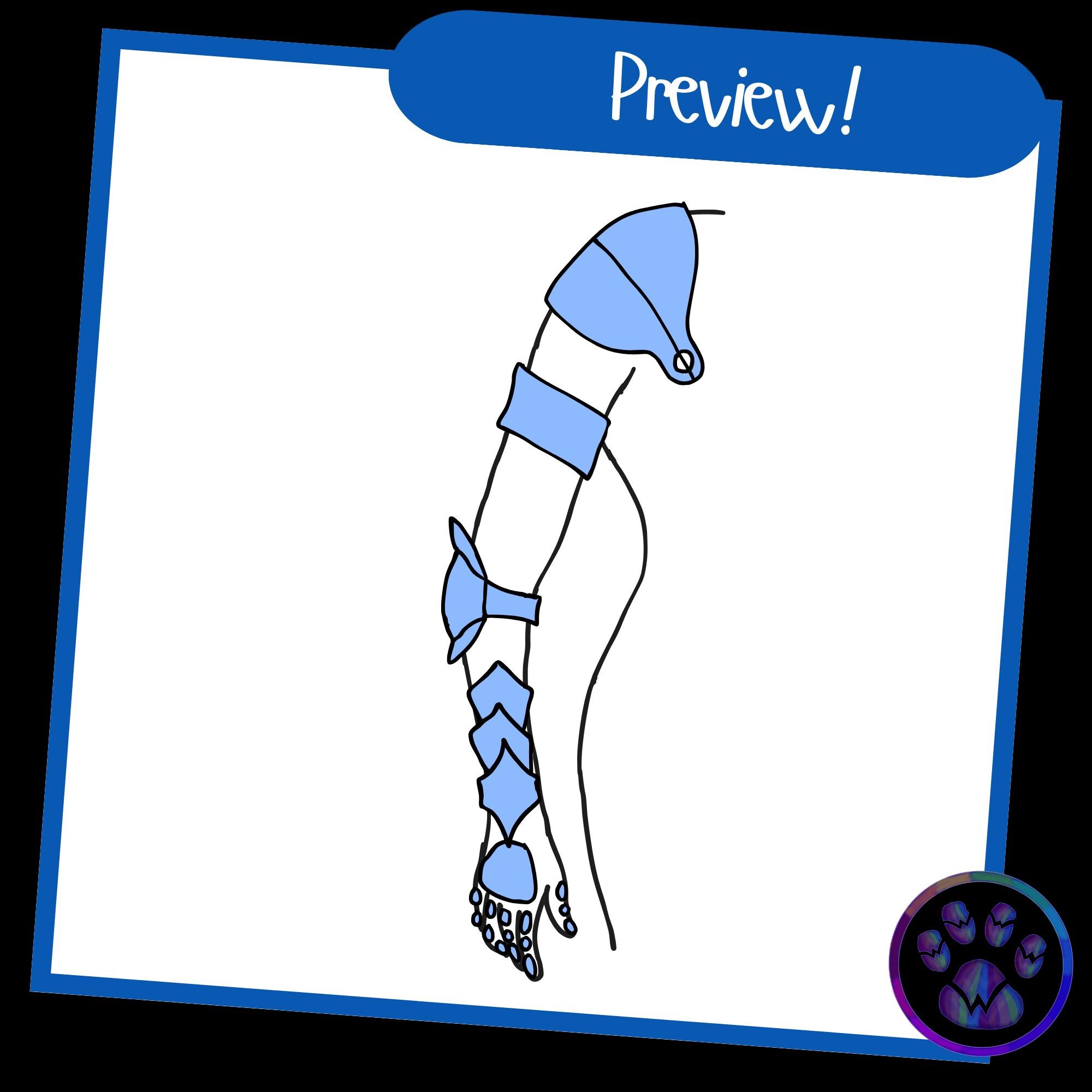 Cosplay Arm Armor Pattern Set - Designs for Upper, Elbow, Shoulder ...