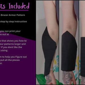 Arm Bracer Patterns - 10 Patterns - DIY Cosplay Crafting Template You ...