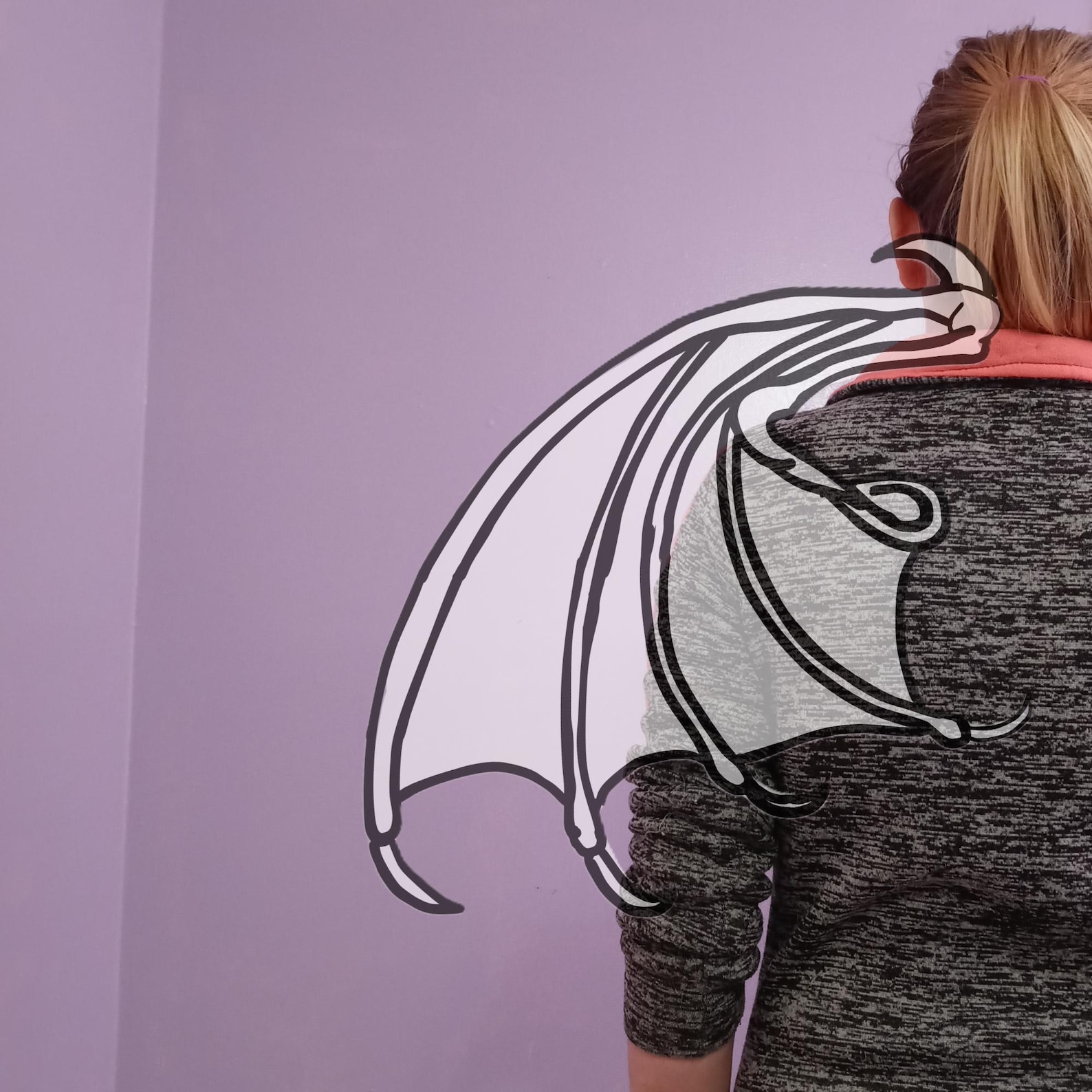 Demon / Dragon Wings Blueprint 2D Collection - Included 5 Designs ...