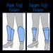 Leg Bracer Armor Pattern Collection - Fantasy Cosplayer Template for ...