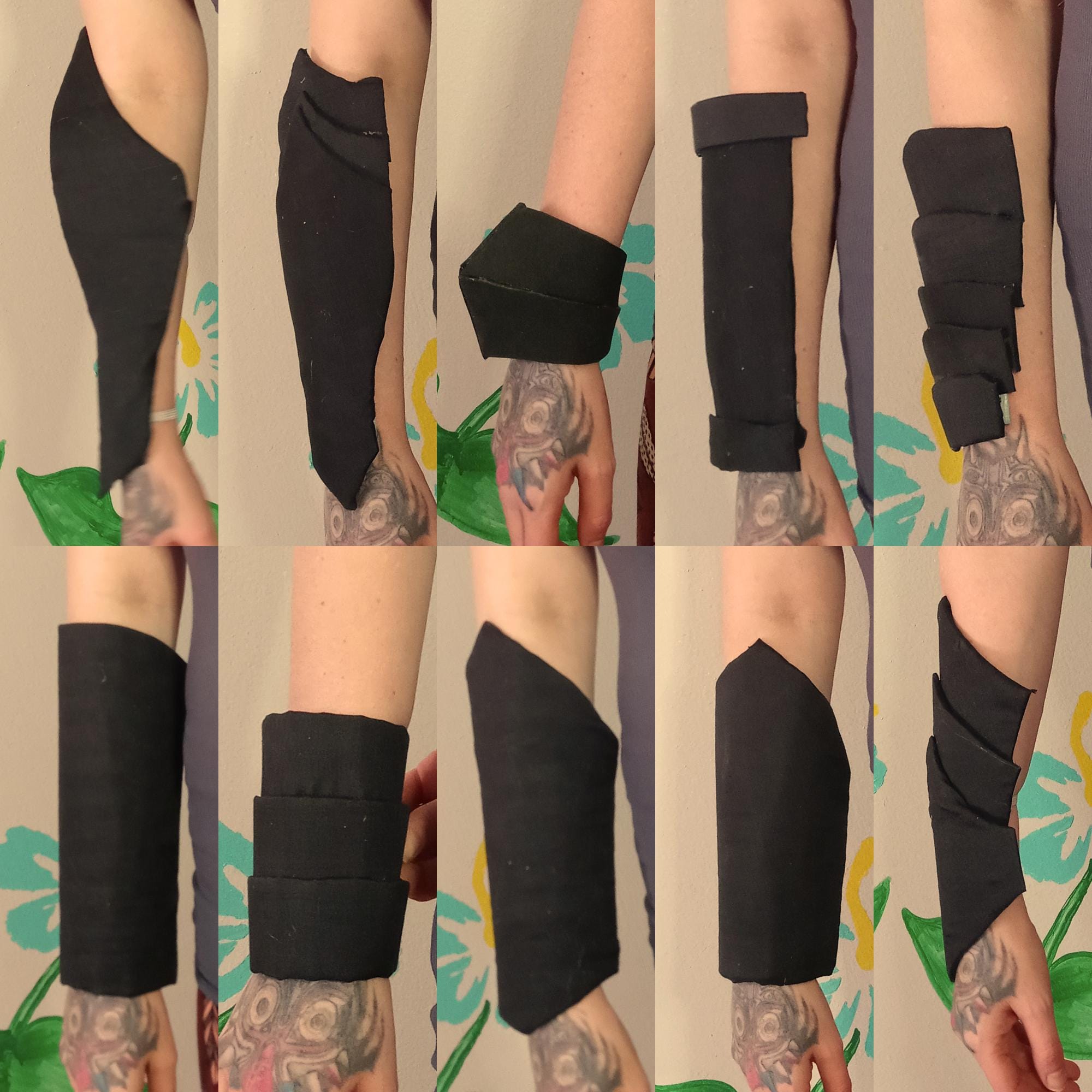 Arm Bracer Patterns - 10 Patterns - DIY Cosplay Crafting Template You ...