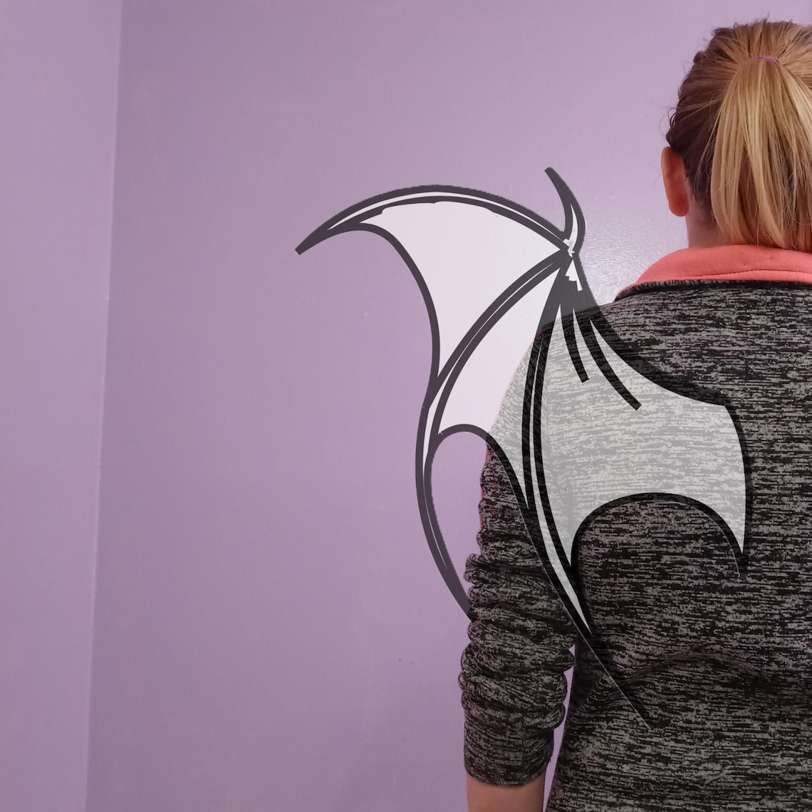 Demon / Dragon Wings Blueprint 2D Collection - Included 5 Designs ...