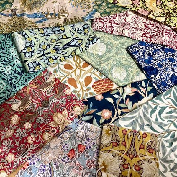 William Morris Fabric - Etsy