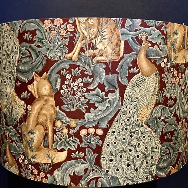 William Morris Lampshade - Etsy
