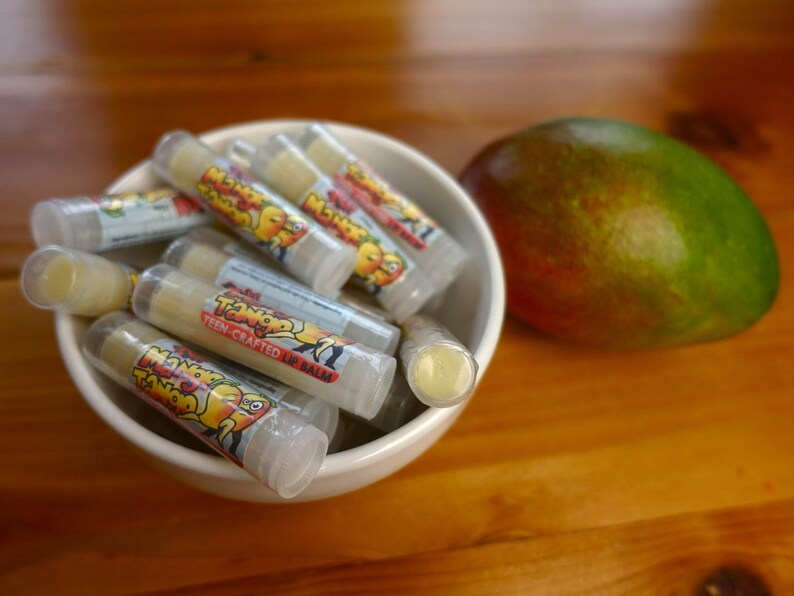 Natural Lip Balm Mango Tango Mango Scented Handmade Lip Balm Chapstick ...