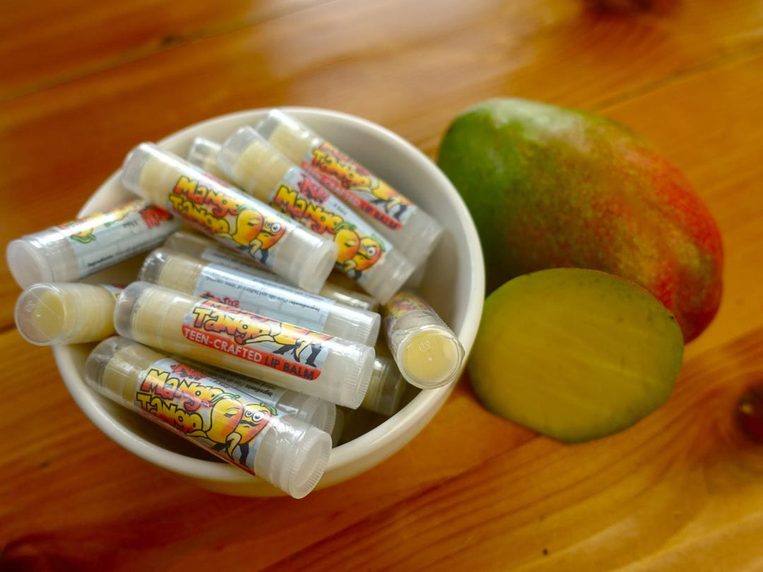Natural Lip Balm Mango Tango Mango Scented Handmade Lip Balm Chapstick ...