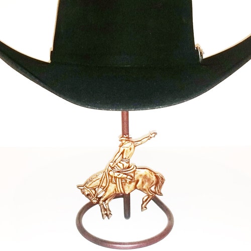Cowboy Hat Stand With Hand Finished Cast Iron Texas Star - Etsy