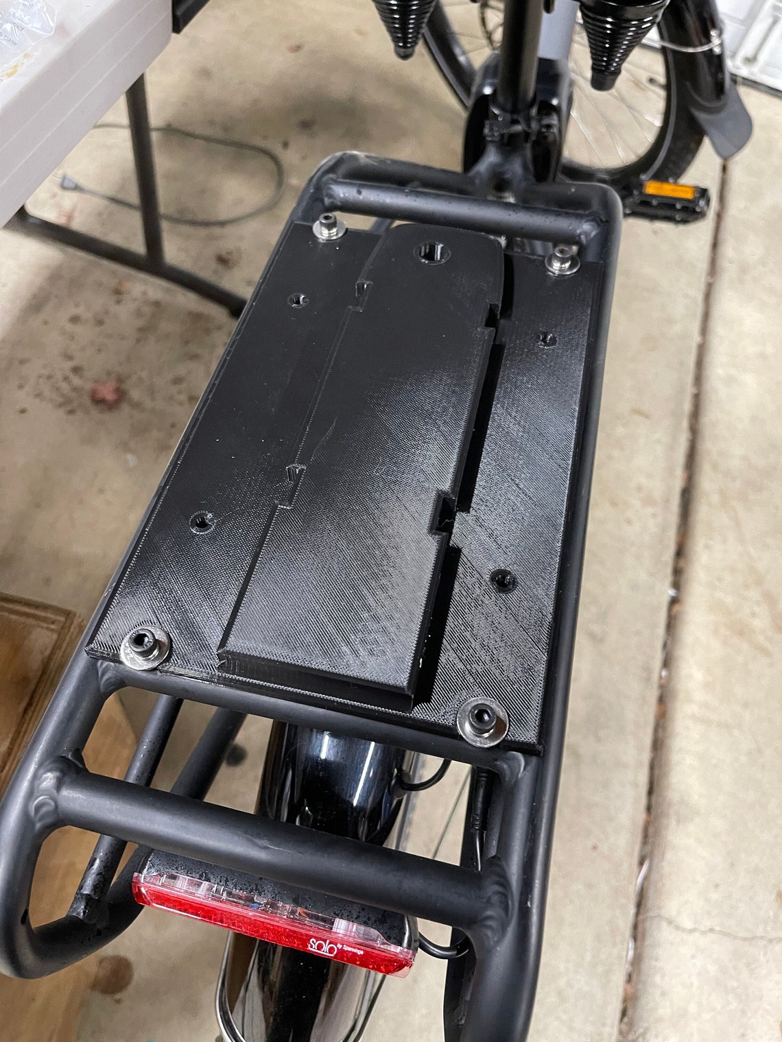 Radpower Rear Rack Spare Battery Mount Adapter - Etsy