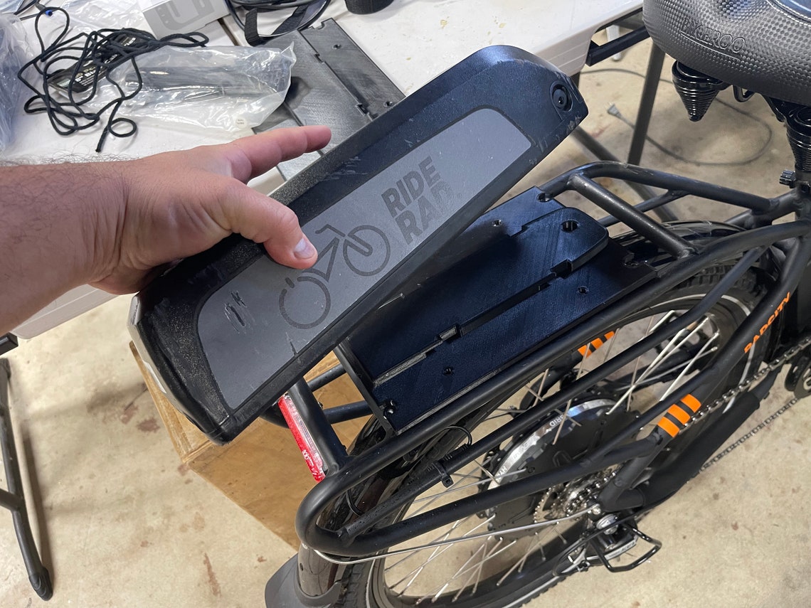 Radpower Rear Rack Spare Battery Mount Adapter - Etsy