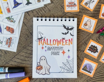 Halloween Activity Pack for Kids Age 3-5 | 20 Printable Pages of Spooky ...