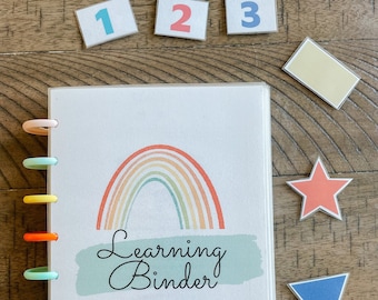 Interactive Preschool Learning Binder - Etsy