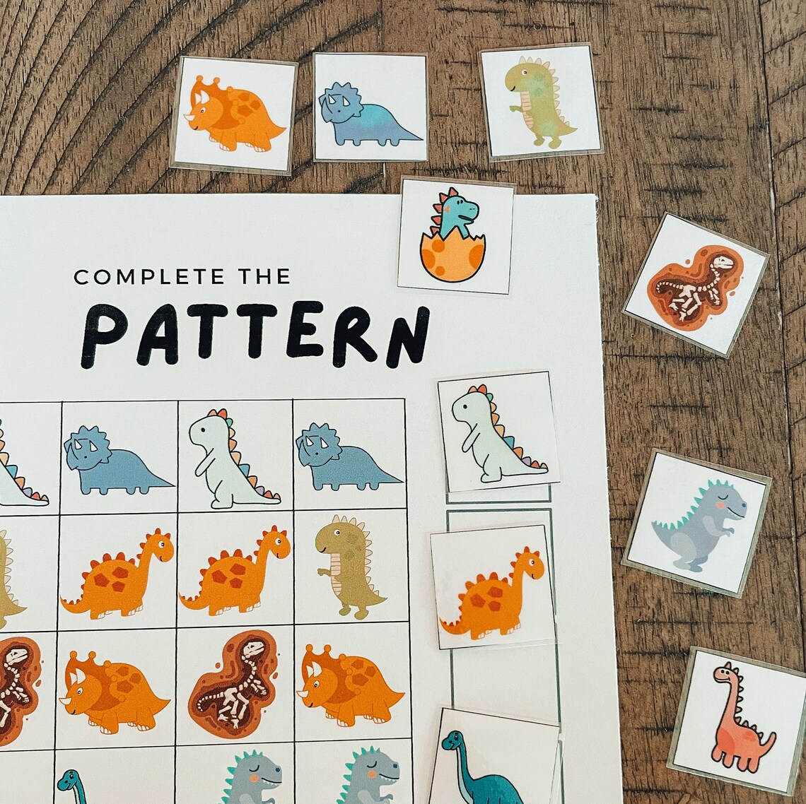 BUSY BINDER Dinosaur Theme / Preschool Activity Binder - Etsy