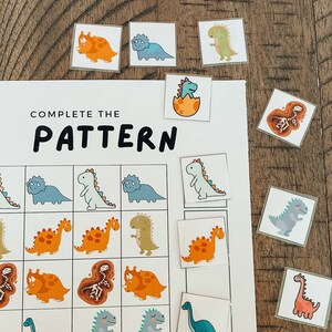 BUSY BINDER Dinosaur Theme / Preschool Activity Binder - Etsy