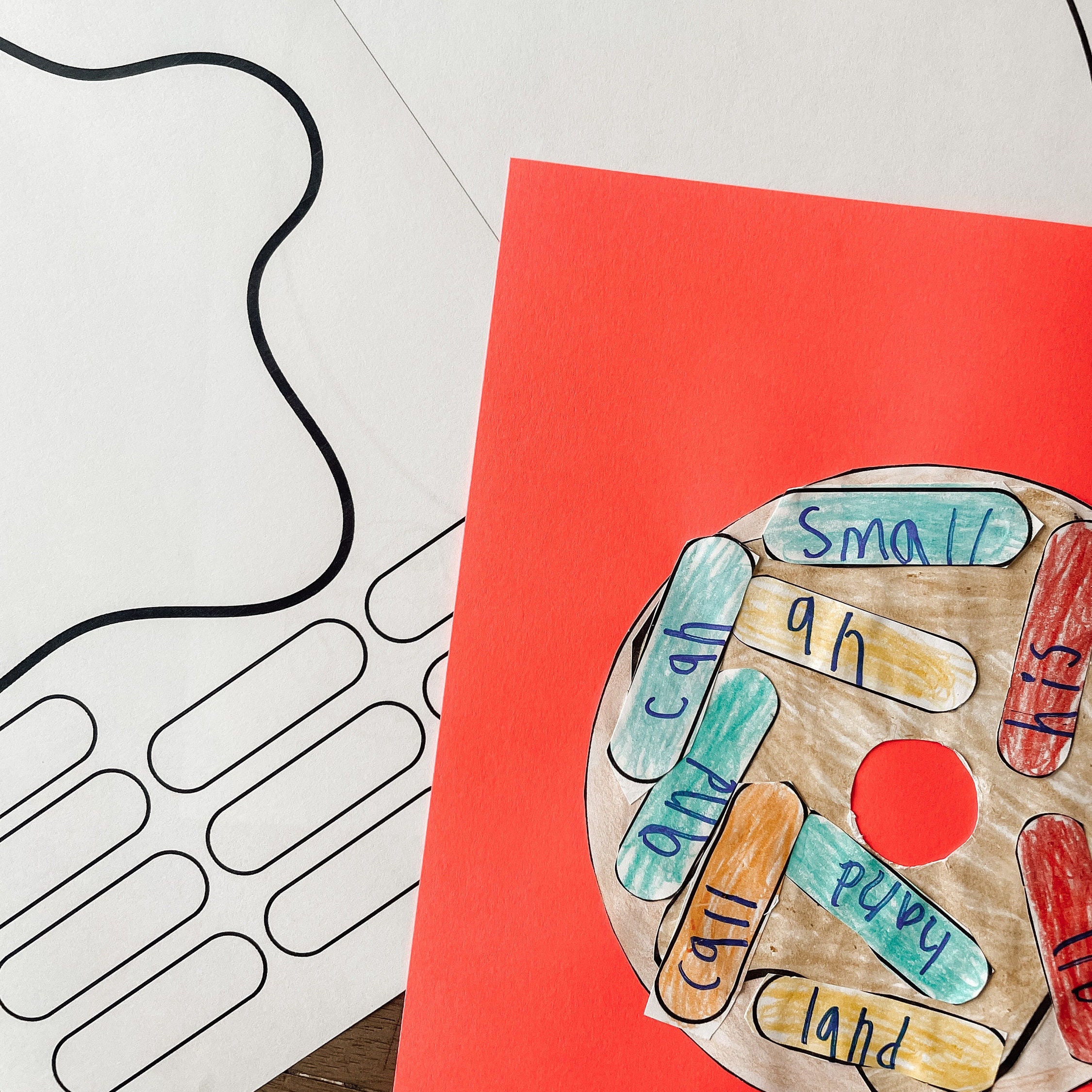 Cut and Paste Crafts /spelling Crafts/36 Fun Cut and Paste Crafts ...