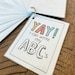 ABC Tracing Cards, Preschool Handwriting Practice, Mini Tracing Cards ...