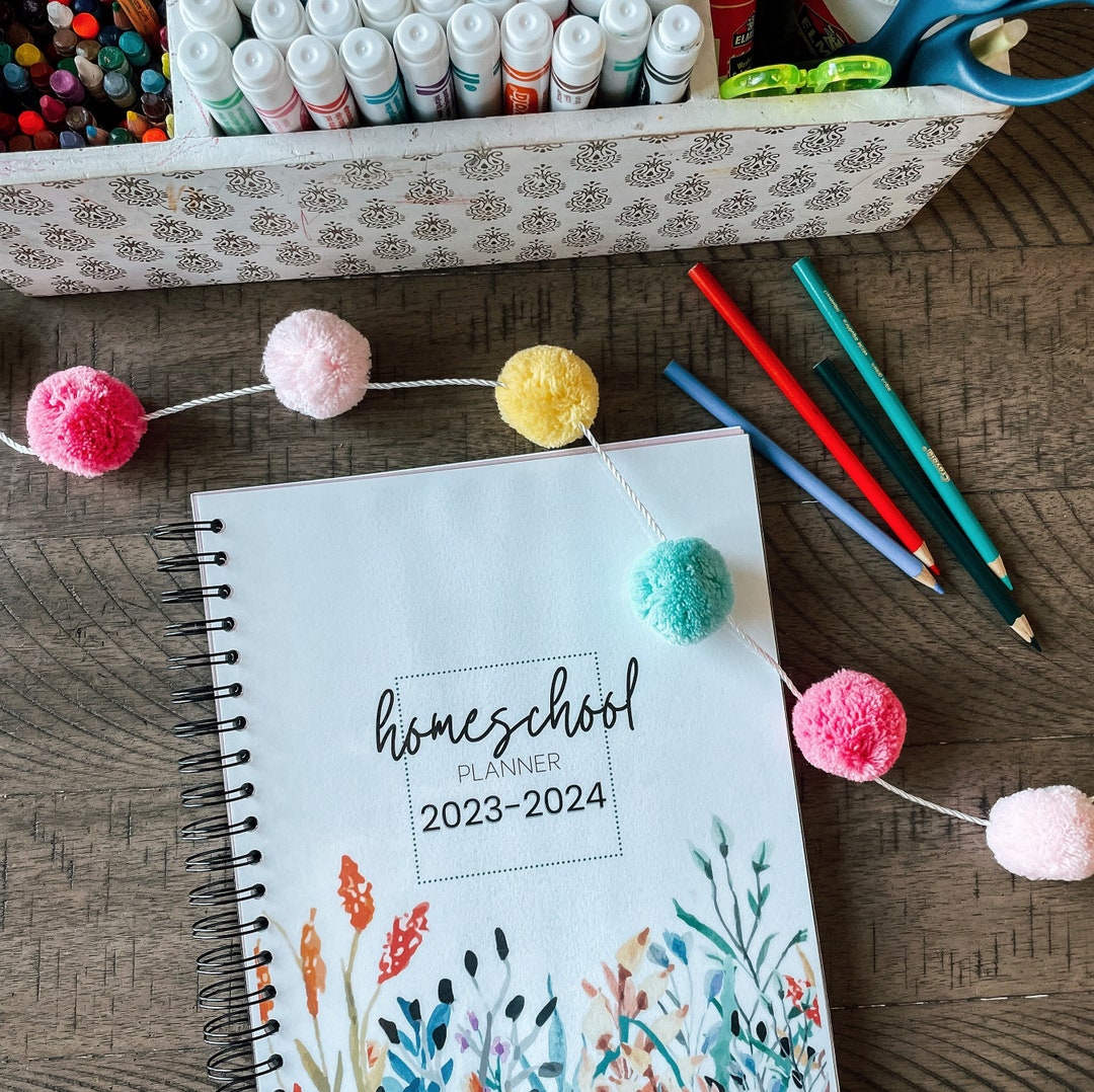 Homeschool Planner, Undated Planner, Monthly, Weekly Planner, Unit ...