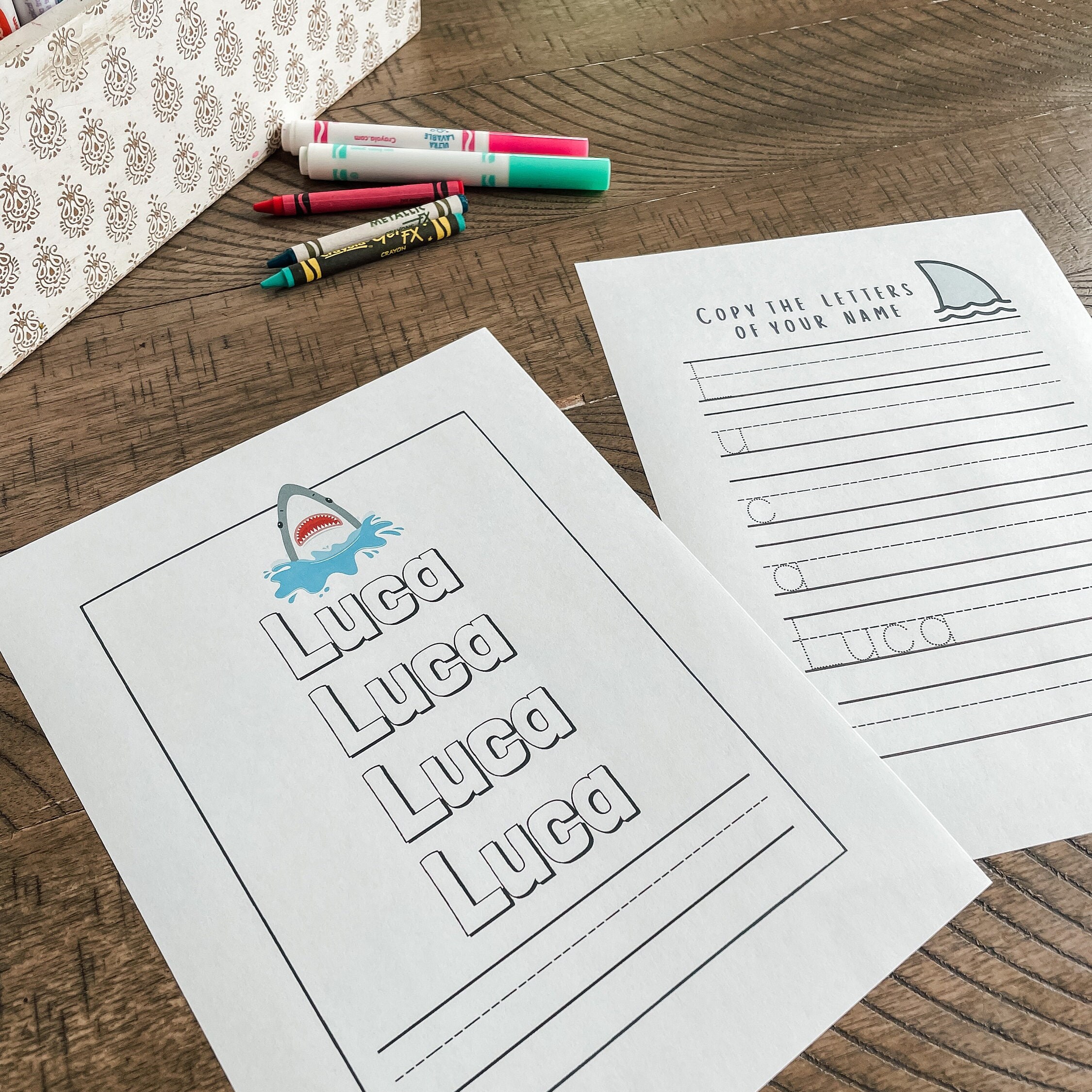 Customizable Name Practice Book Printable, Name Tracing Worksheets, Trace Your Name Printable - Etsy