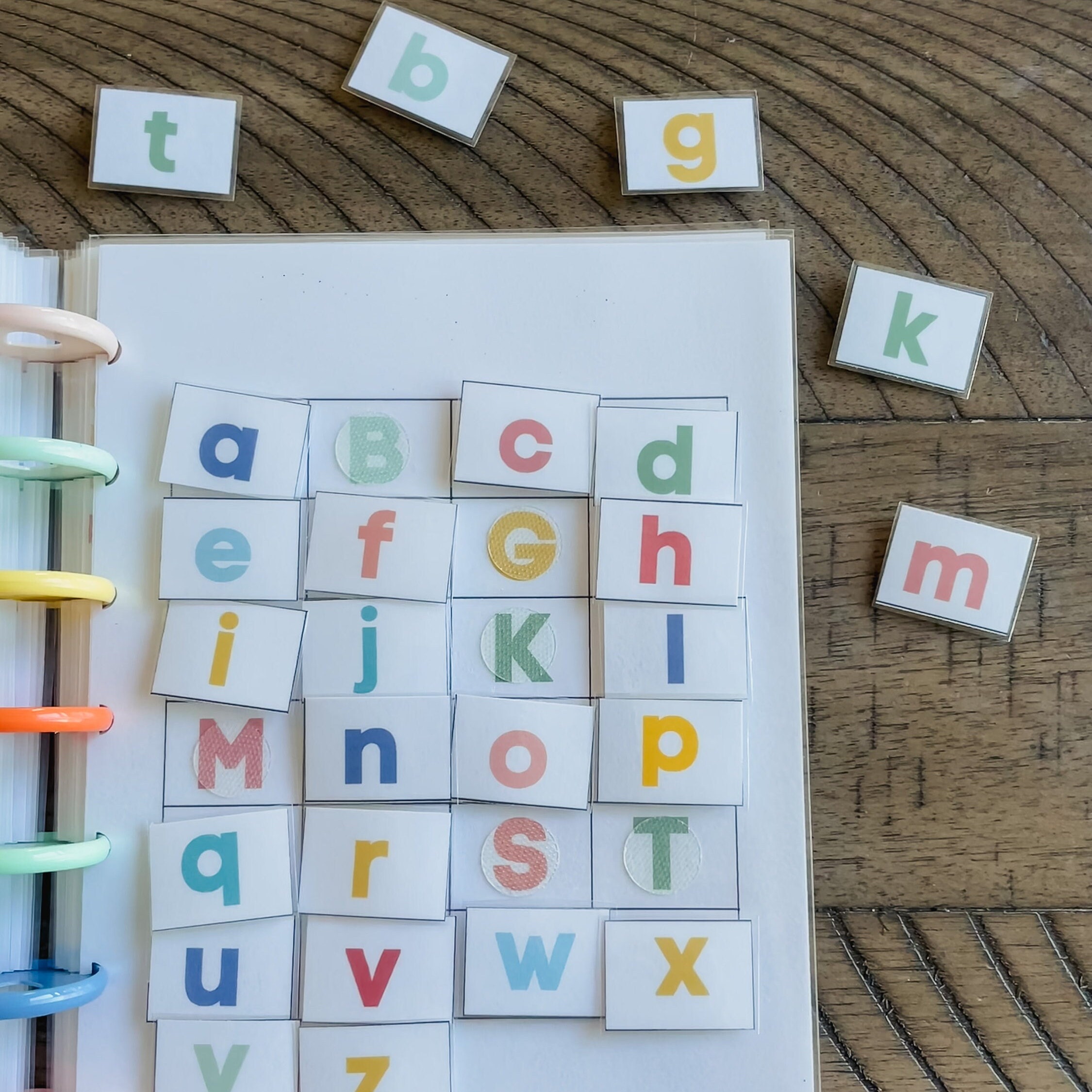 Preschool-kindergarten Interactive Learning Binder/ Number and Alphabet ...