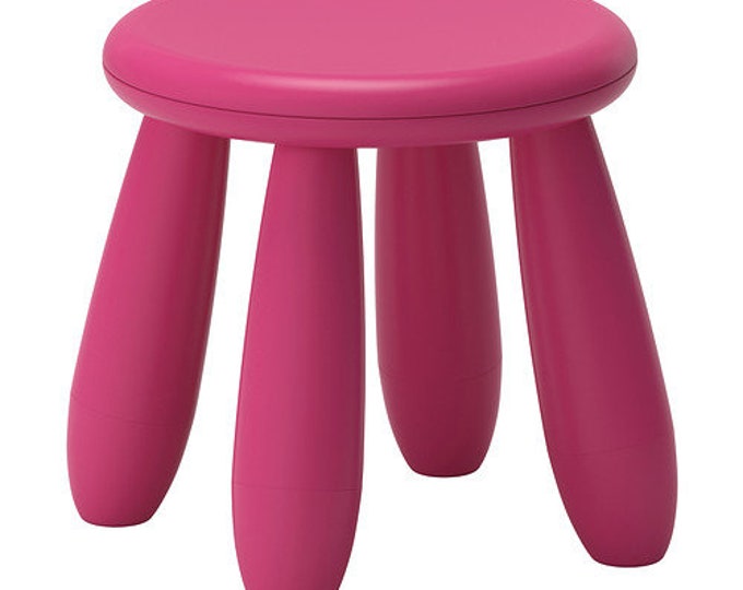 Pink Stool for Your Building Table - Etsy