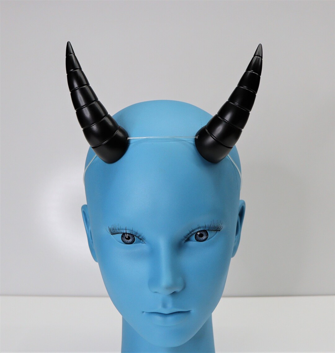 Large Demon Queen Horns Oni Ogre Cosplay Headband - Etsy