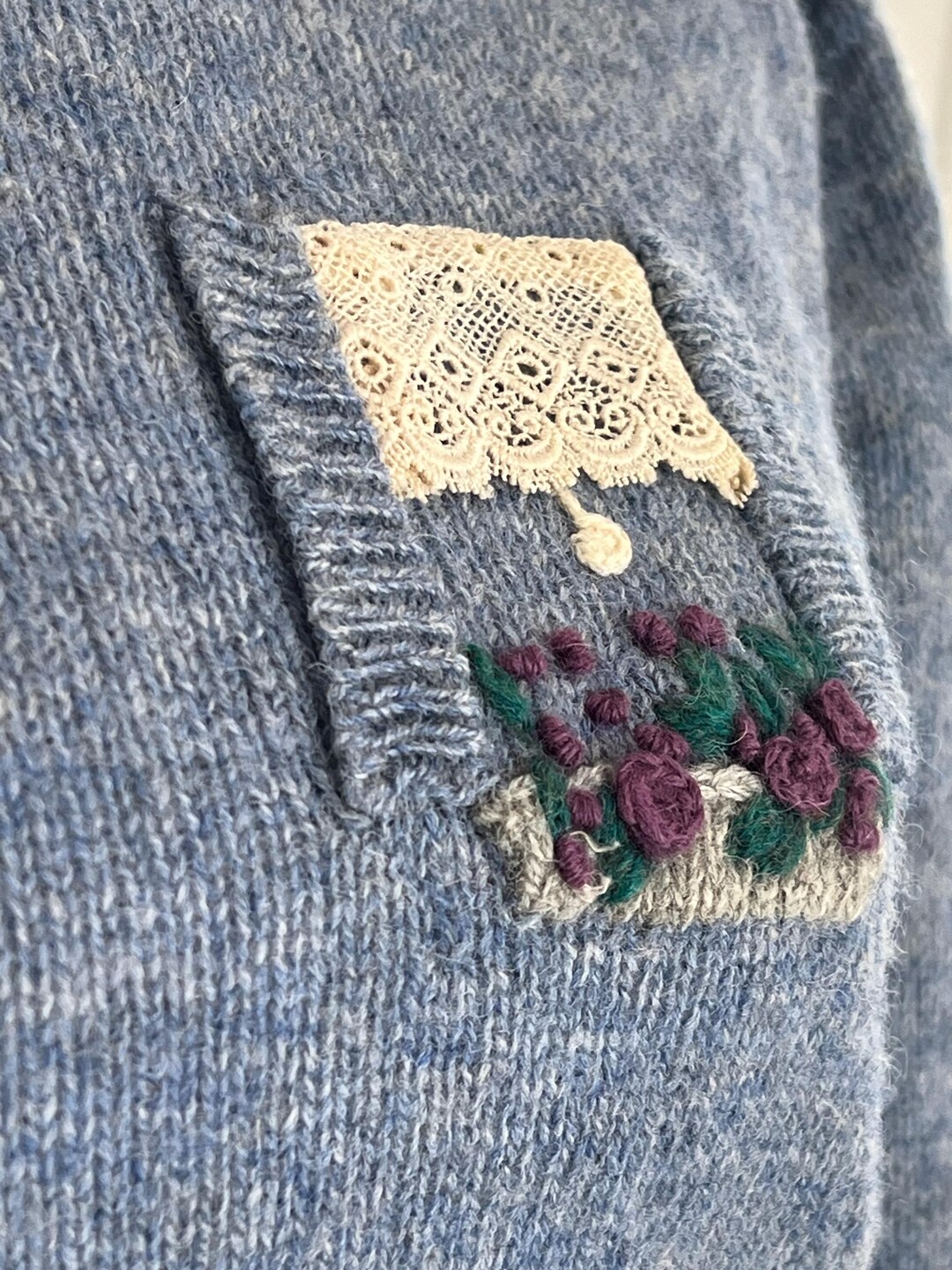 Vintage Susan Bristol Wool Sweater Novelty Sweater - Etsy
