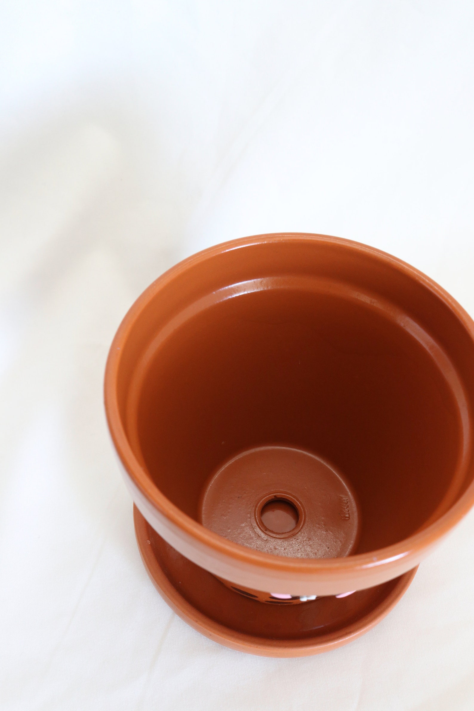 Boba Tea Plant Pot | Thai Tea Clay Planter Pot | Cute 4 Inch Plant Pot ...