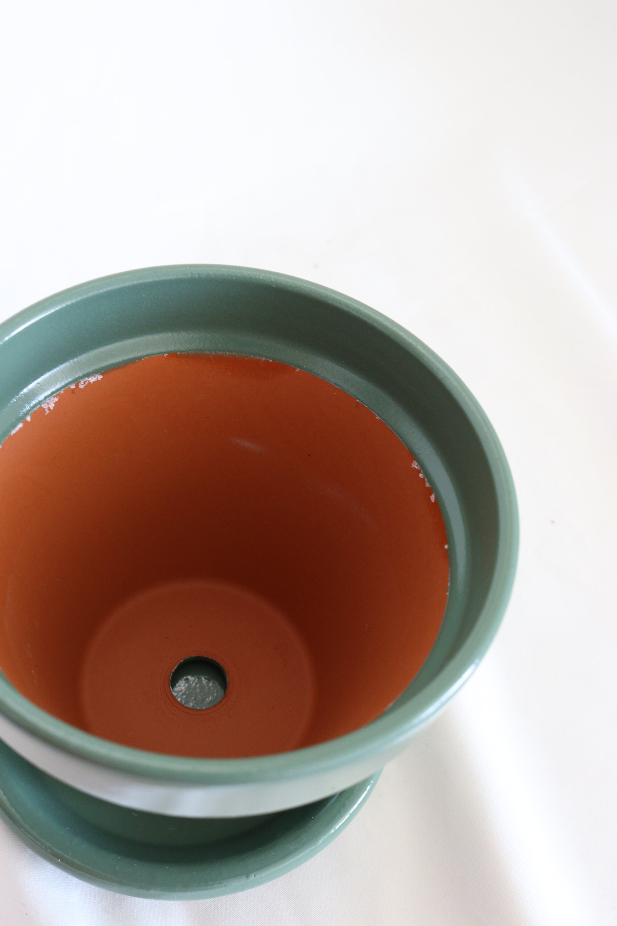 Boba Tea Plant Pot | Green Matcha Tea Clay Planter Pot | Cute 4 Inch ...