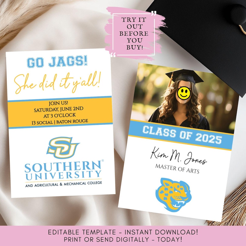 Southern University Jaguars - Etsy