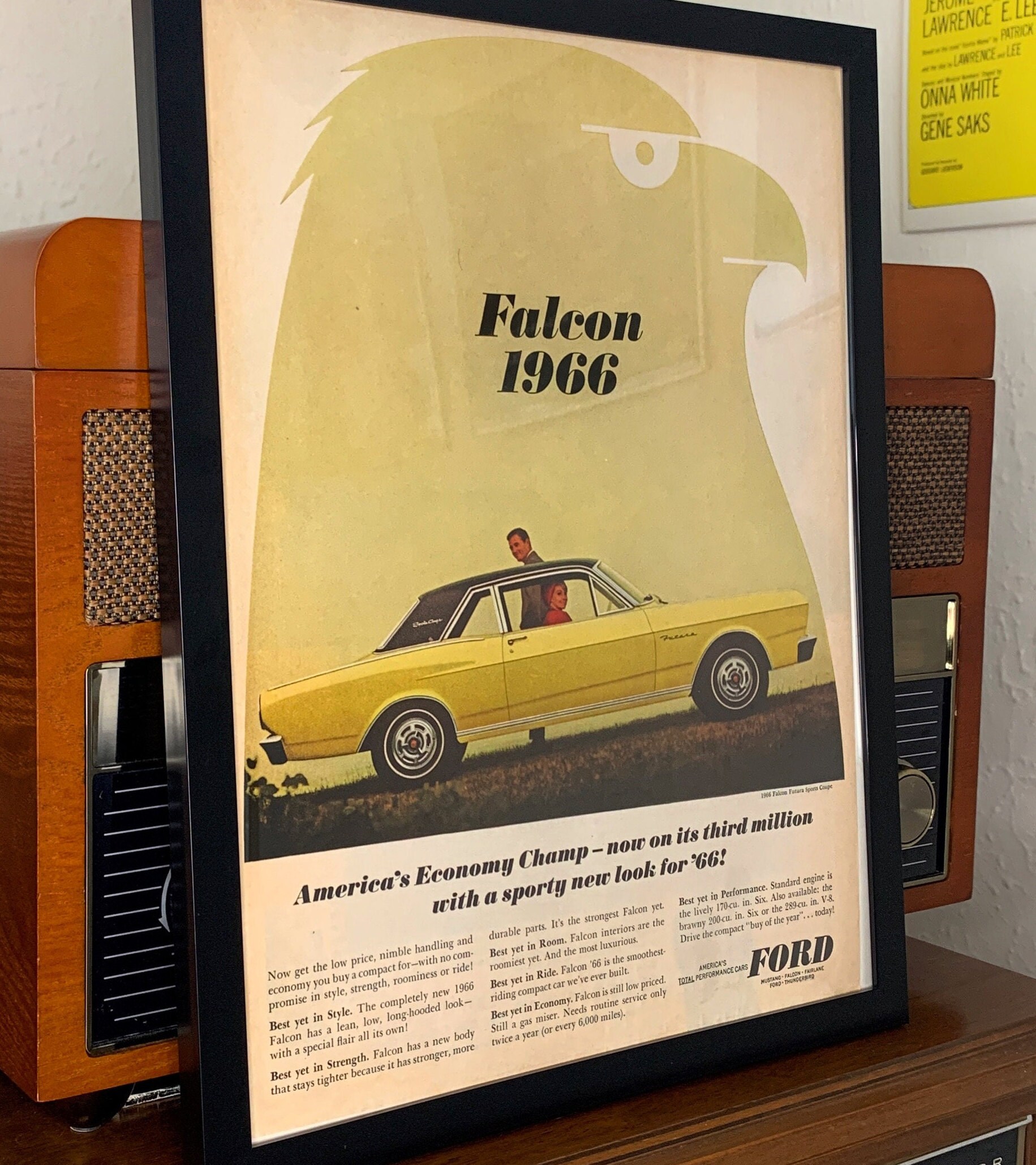 Print + Frame: Ford Falcon, LIFE Magazine, 1960s - Etsy