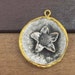 Coin Findings Pendant , Flower Coin, Ancient Coin Charm, Pendant Earing ...
