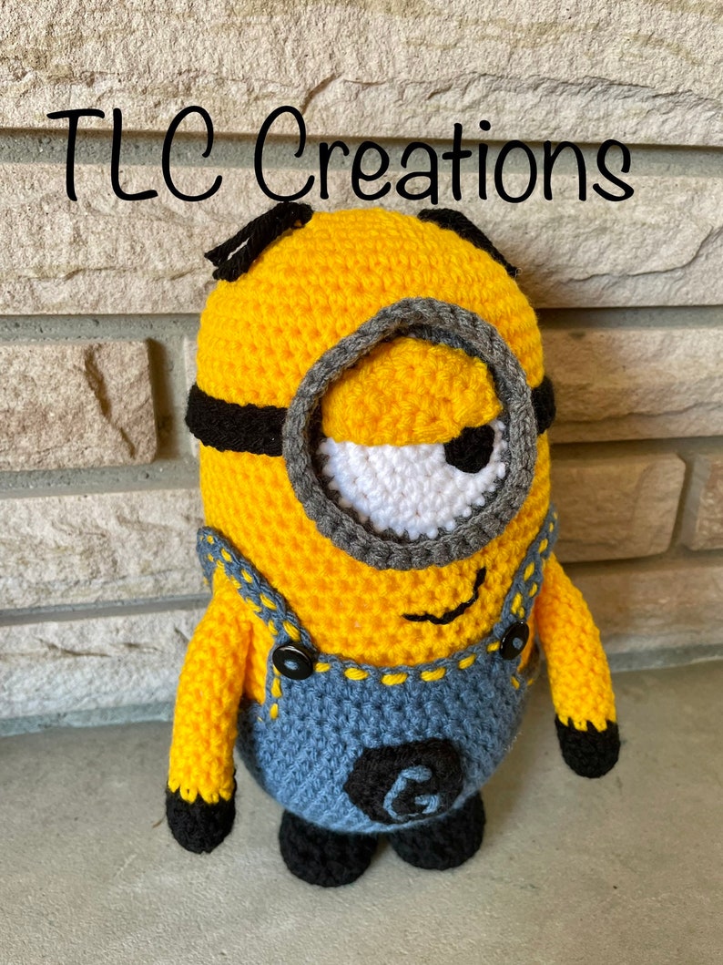 Crochet Minion: Handmade Kevin, Stuart, Bob Plush Toy - Etsy