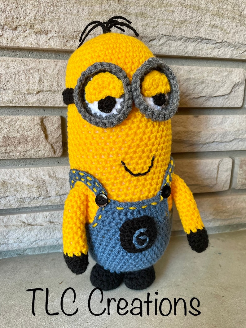 Crochet Minion: Handmade Kevin, Stuart, Bob Plush Toy - Etsy