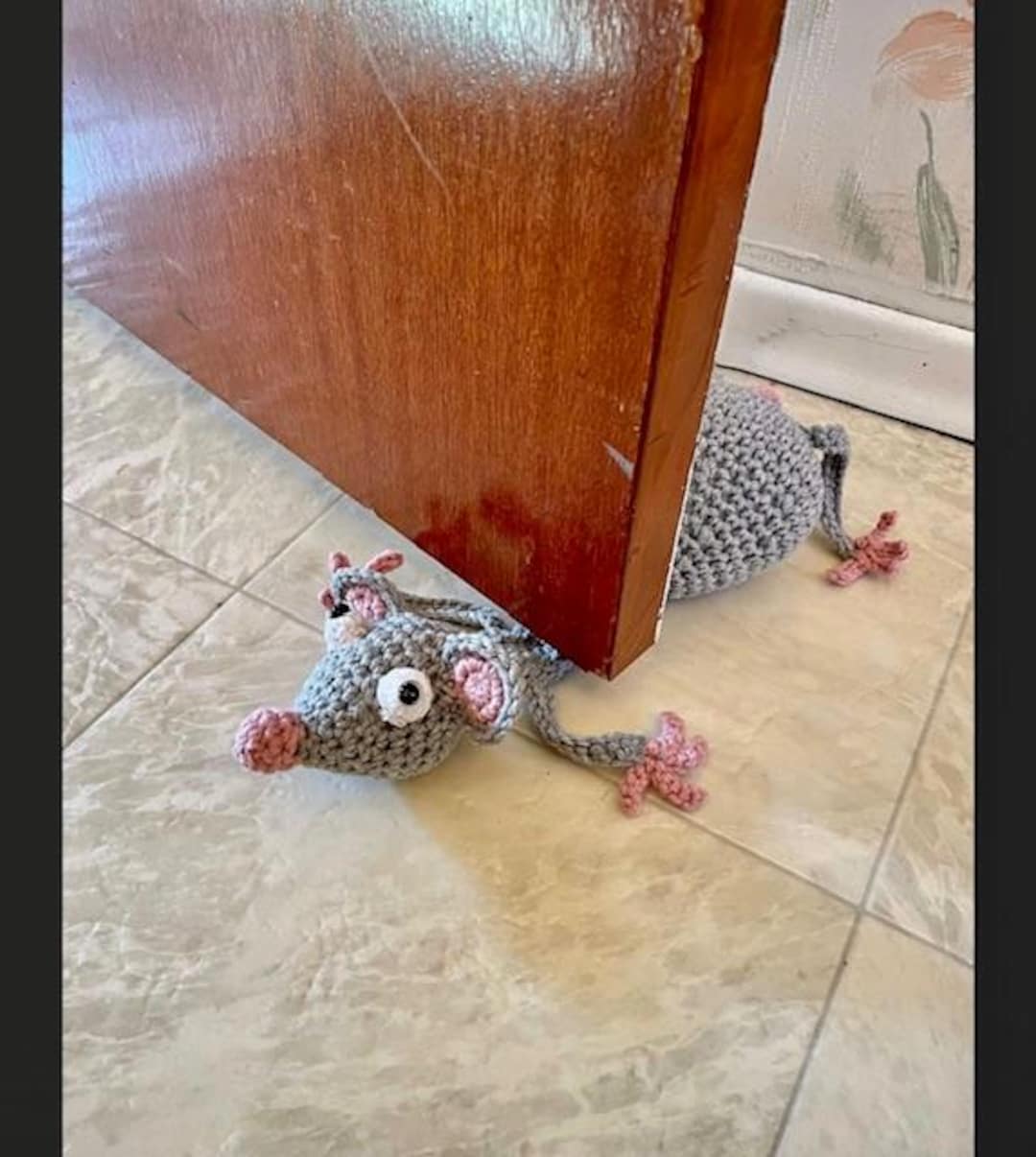 Physical Mouse Door Stop / Squished Mouse Door Stop / Door Stopper ...