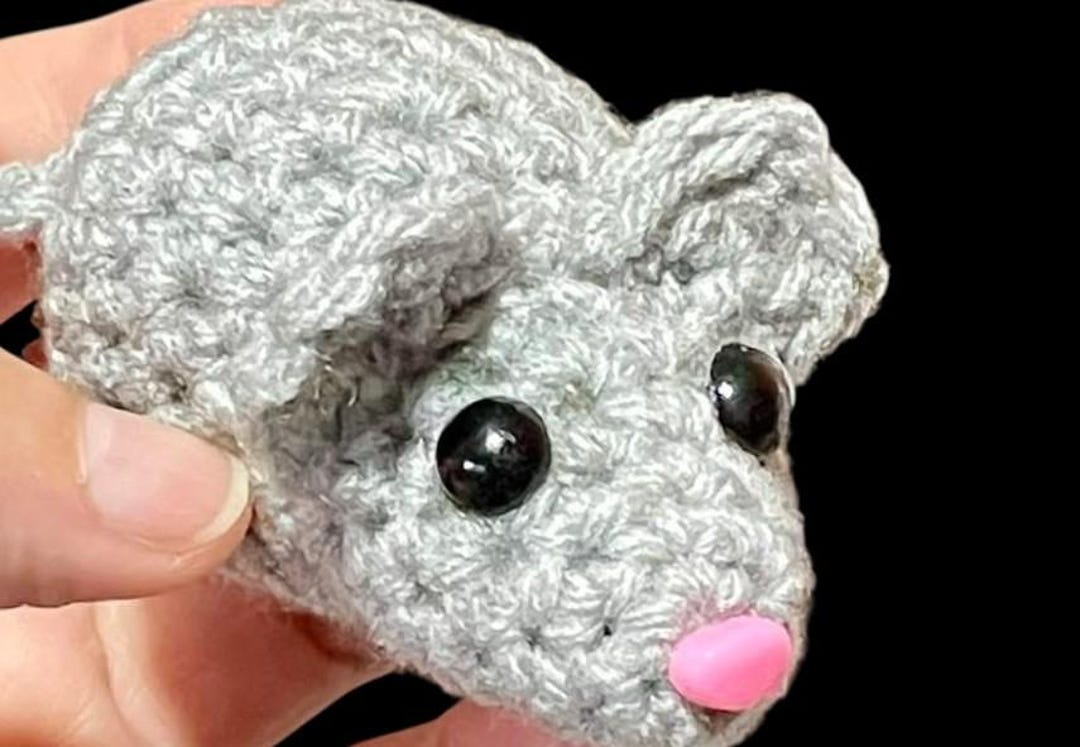 Crochet Catnip Mouse Pattern: Beginner-friendly Cat Toy (PDF Pattern ...