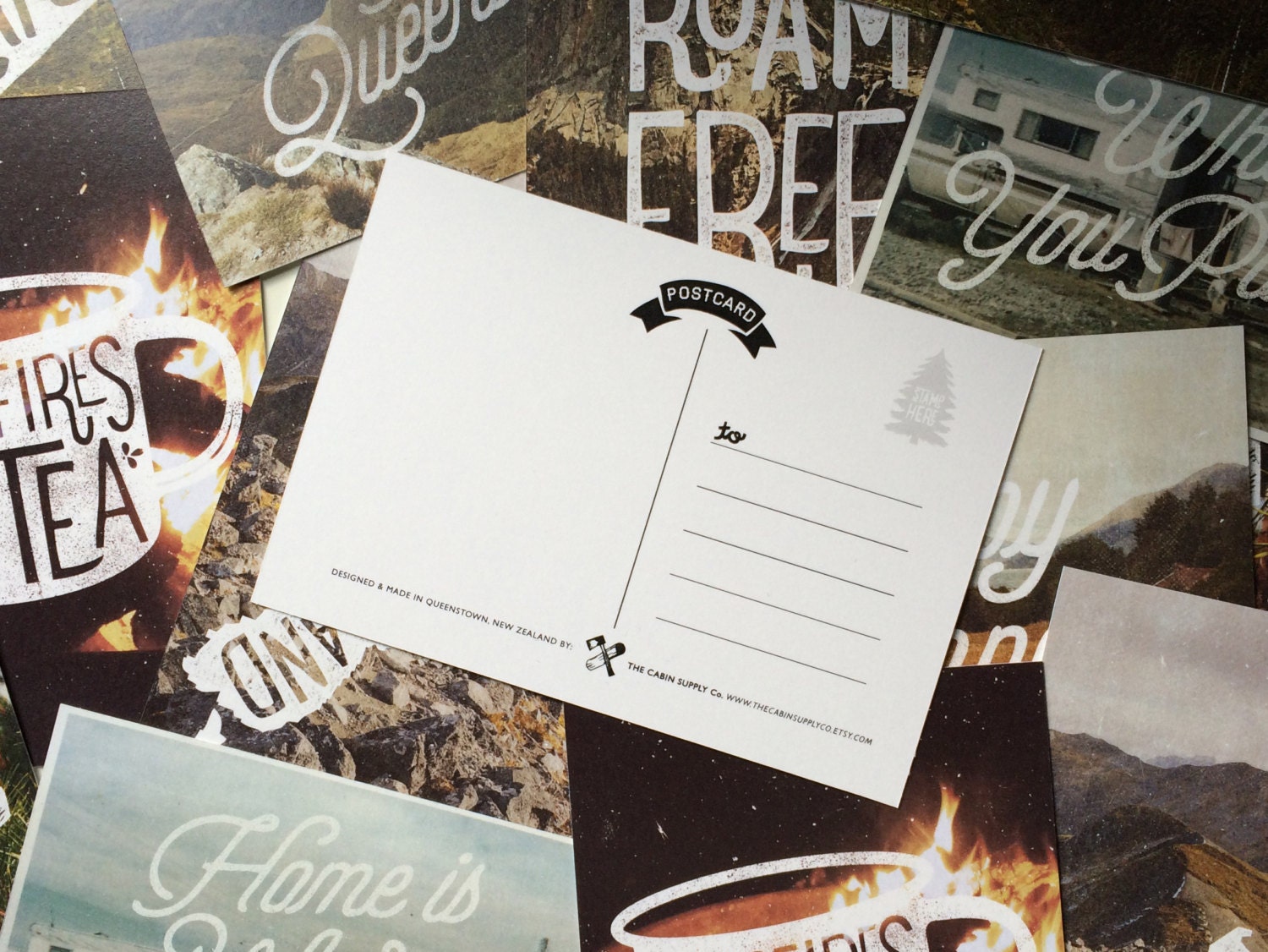 TAKE the LONG WAY Adventure Postcard // Hiking Inspiration - Etsy