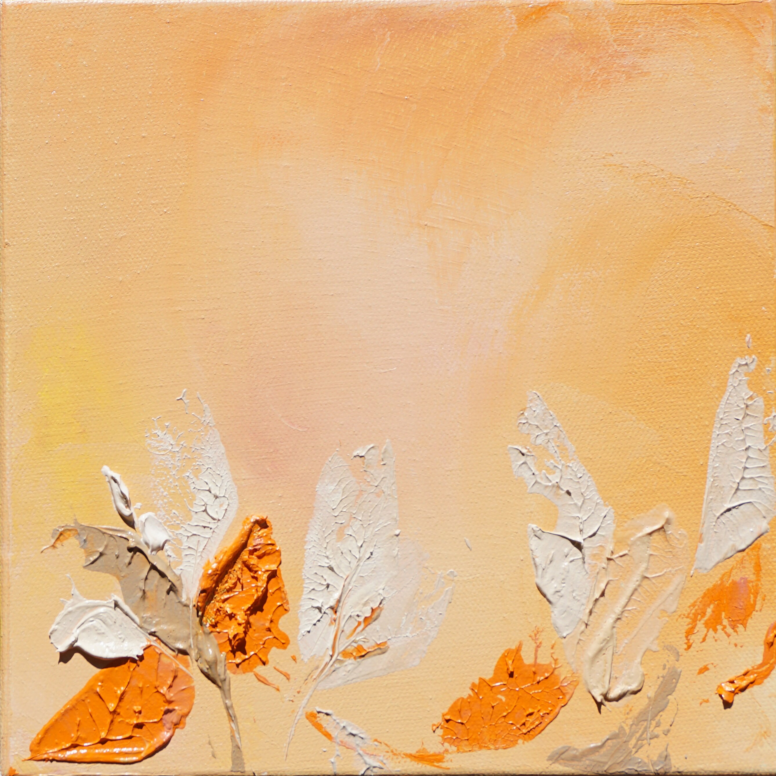 Happy Tile Oil Painting Abstract Art-ibiza 20x20cm/8x8in - Etsy