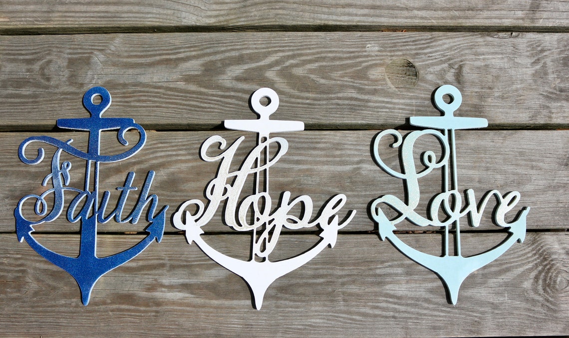 Faith Anchor Hope Love Faith Anchor Corinthians 13:13 Decor | Etsy