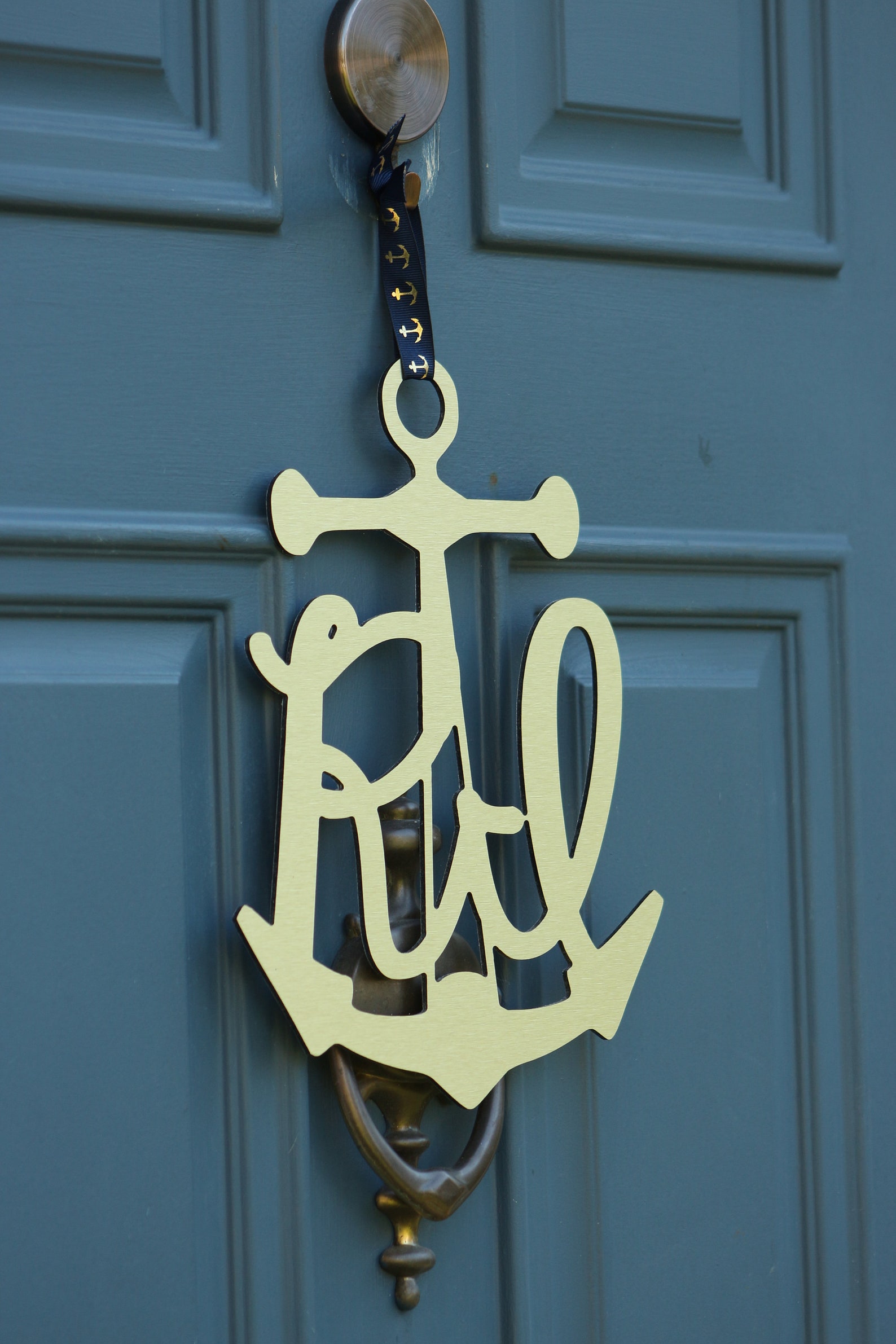 Rhode Island Anchor , RI Anchor Door Hanger , Rhode Island Anchor ...